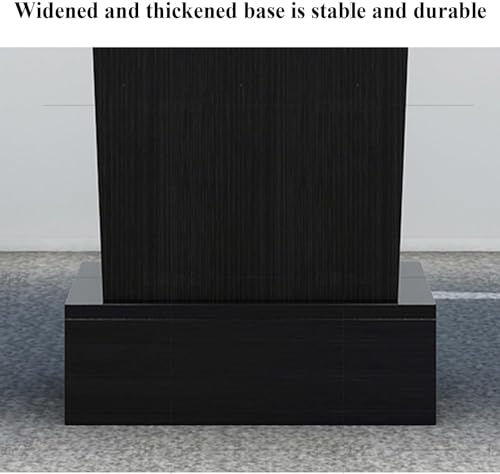 Floor Standing Podium Wooden Pulpits with Multi-Level Open Storage Stand Lecterns Presentation Stand Large Speaking Lectern