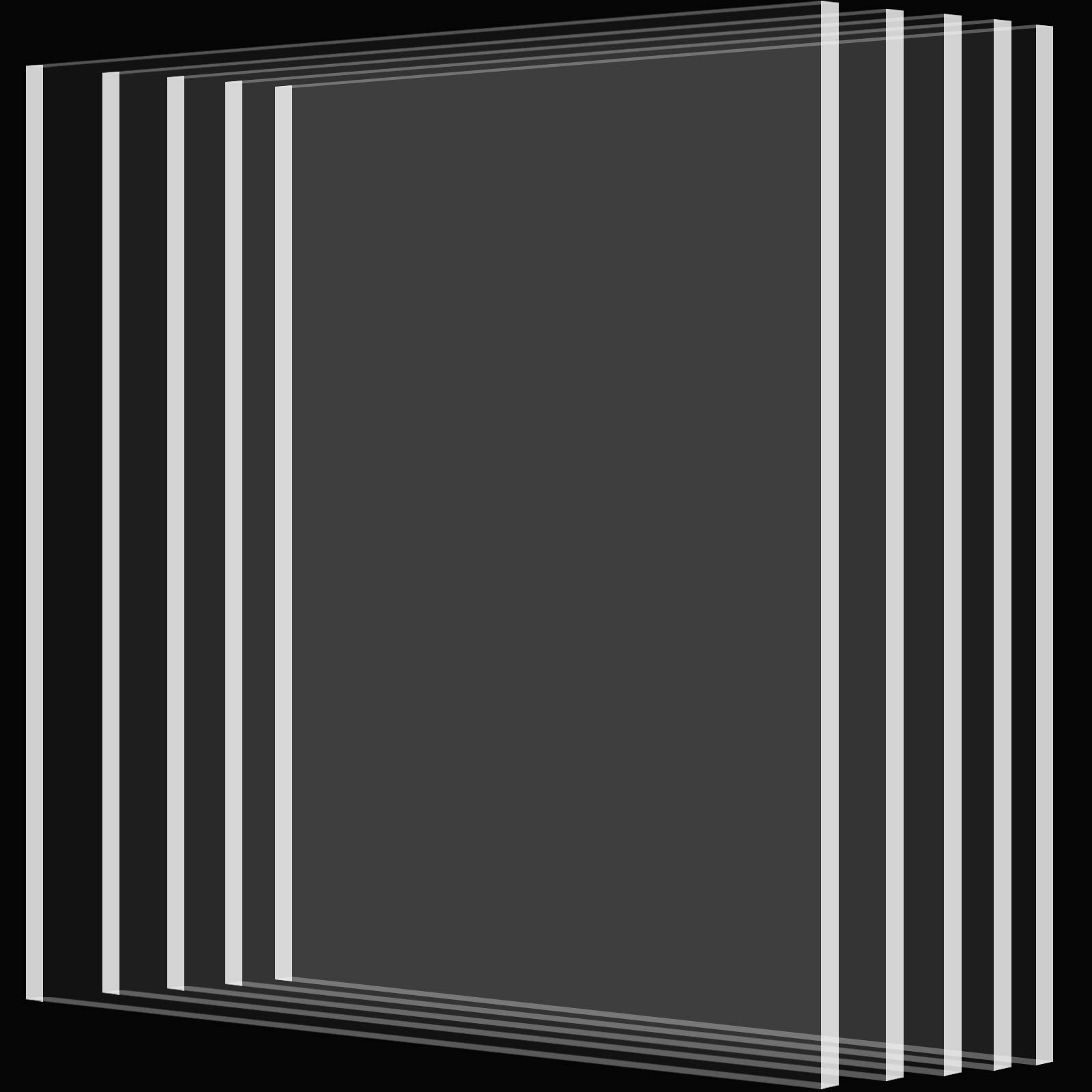 ZEONHAK 5 PCS 12 x 12 x 1/4 Inches Clear Acrylic Sheet, Transparent Plastic Plexiglass Board with Protective Film for Signs, Crafts, DIY Display Projects and More