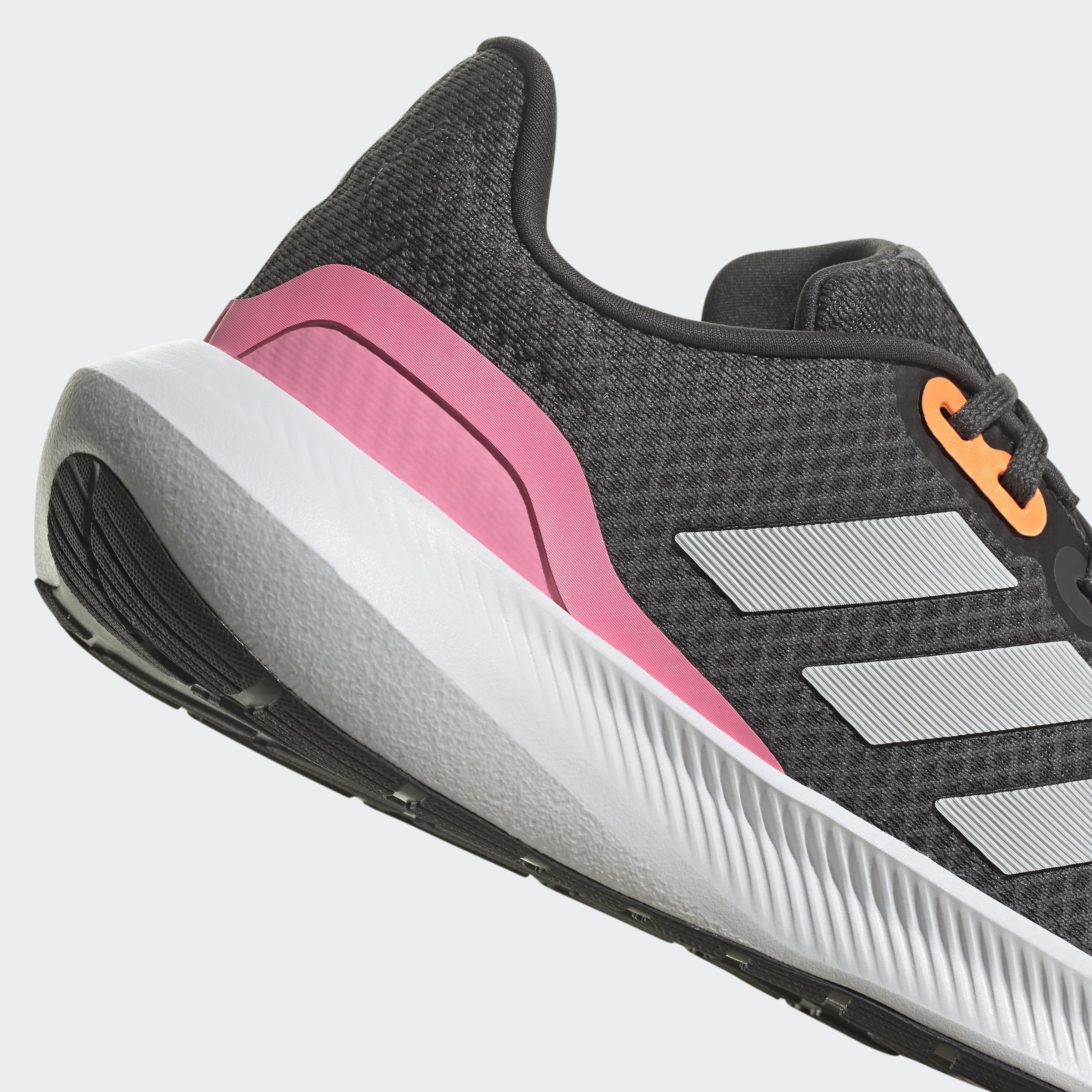 adidas Women's Run Falcon 3.0 Sneaker, Grey/Crystal White/Beam Pink, 8