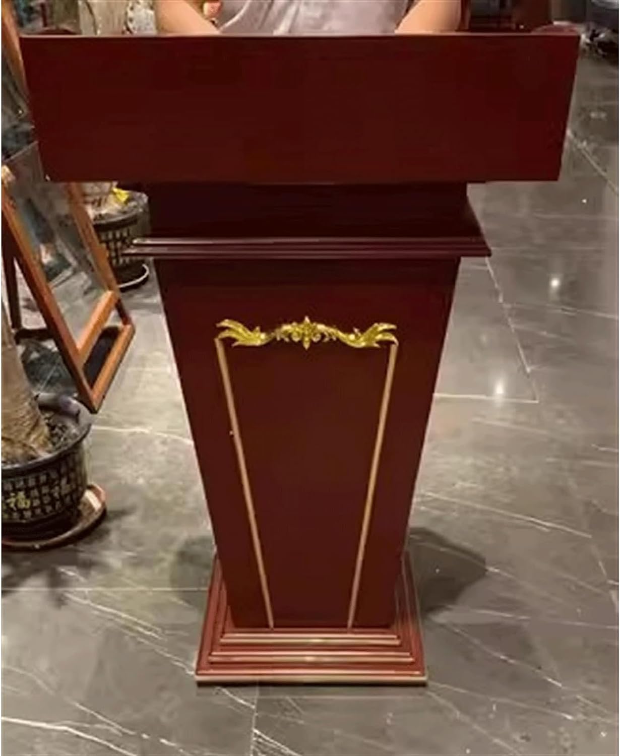 Lectern Podium Podium Stand Wooden Podium Stand Heavy Duty Professional Lecterns Easy to Assemble Church Pulpits