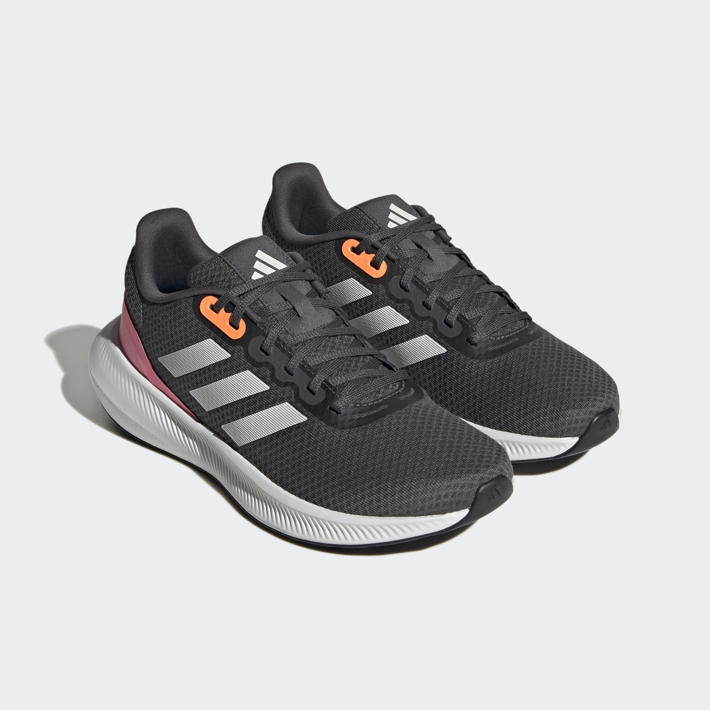adidas Women's Run Falcon 3.0 Sneaker, Grey/Crystal White/Beam Pink, 8