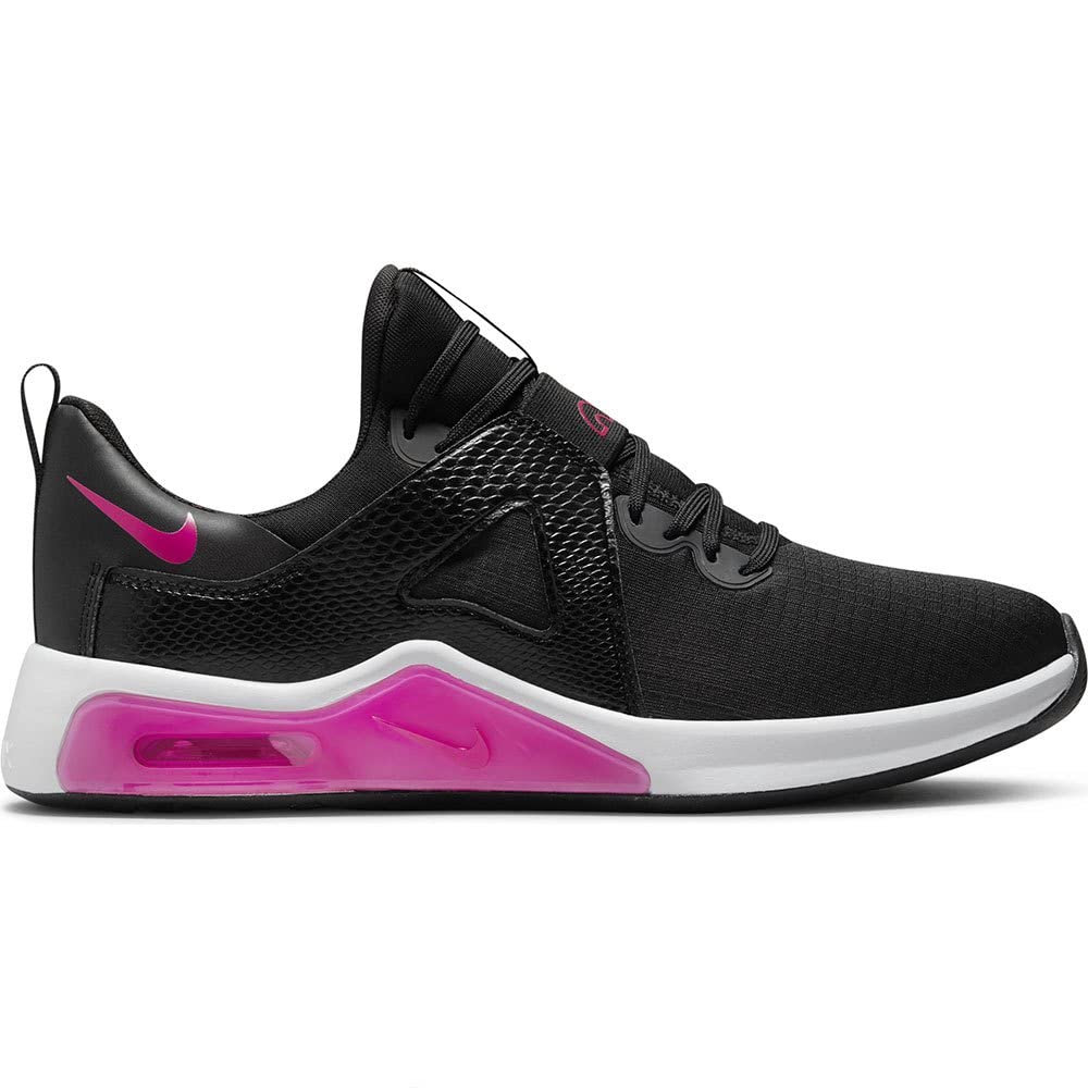 Nike Women's Air Max Bella, Black Rush Pink White, 5 US
