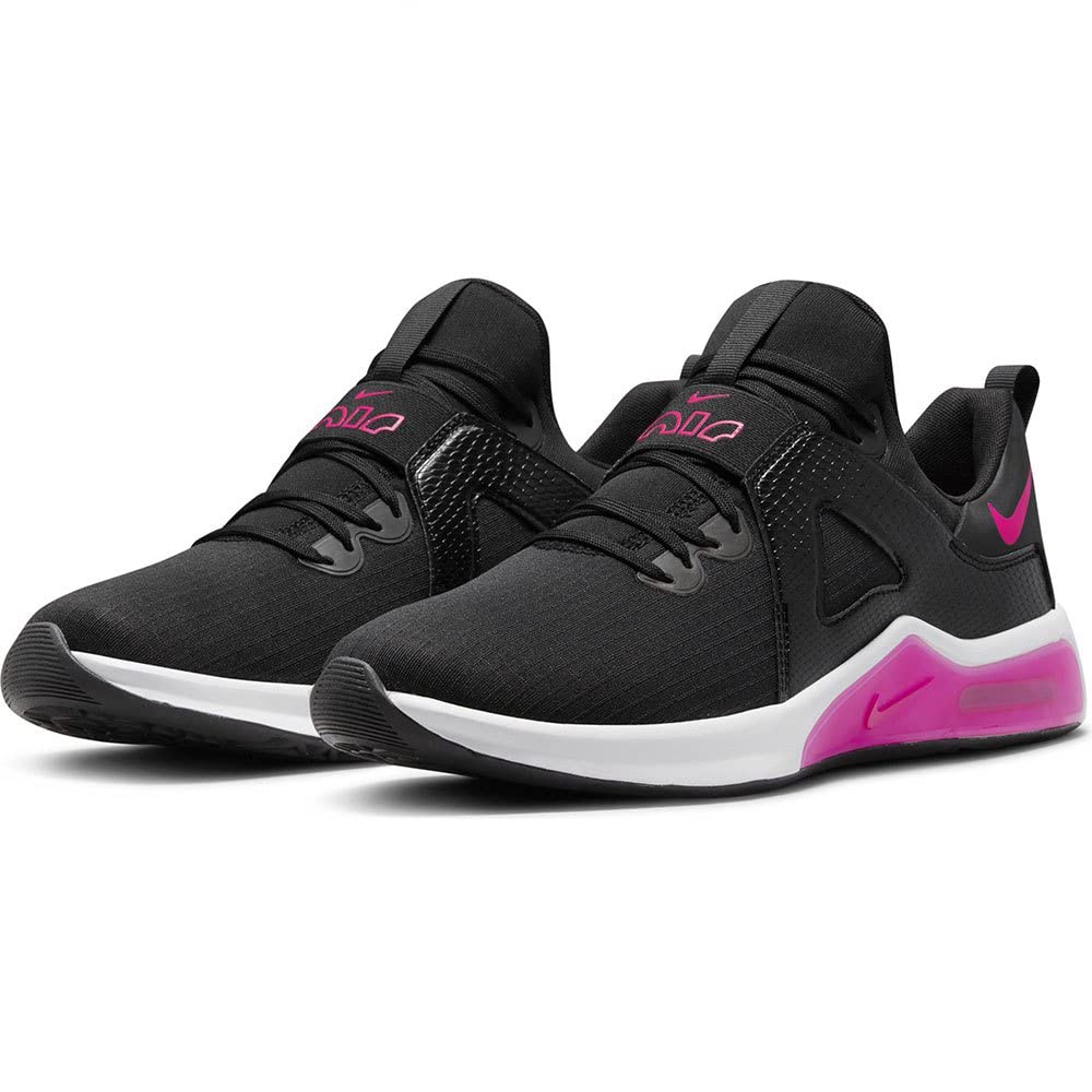 Nike Women's Air Max Bella, Black Rush Pink White, 5 US