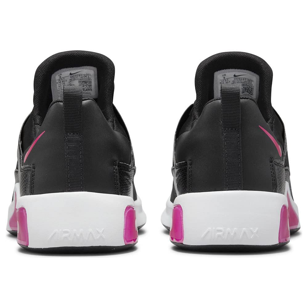 Nike Women's Air Max Bella, Black Rush Pink White, 5 US