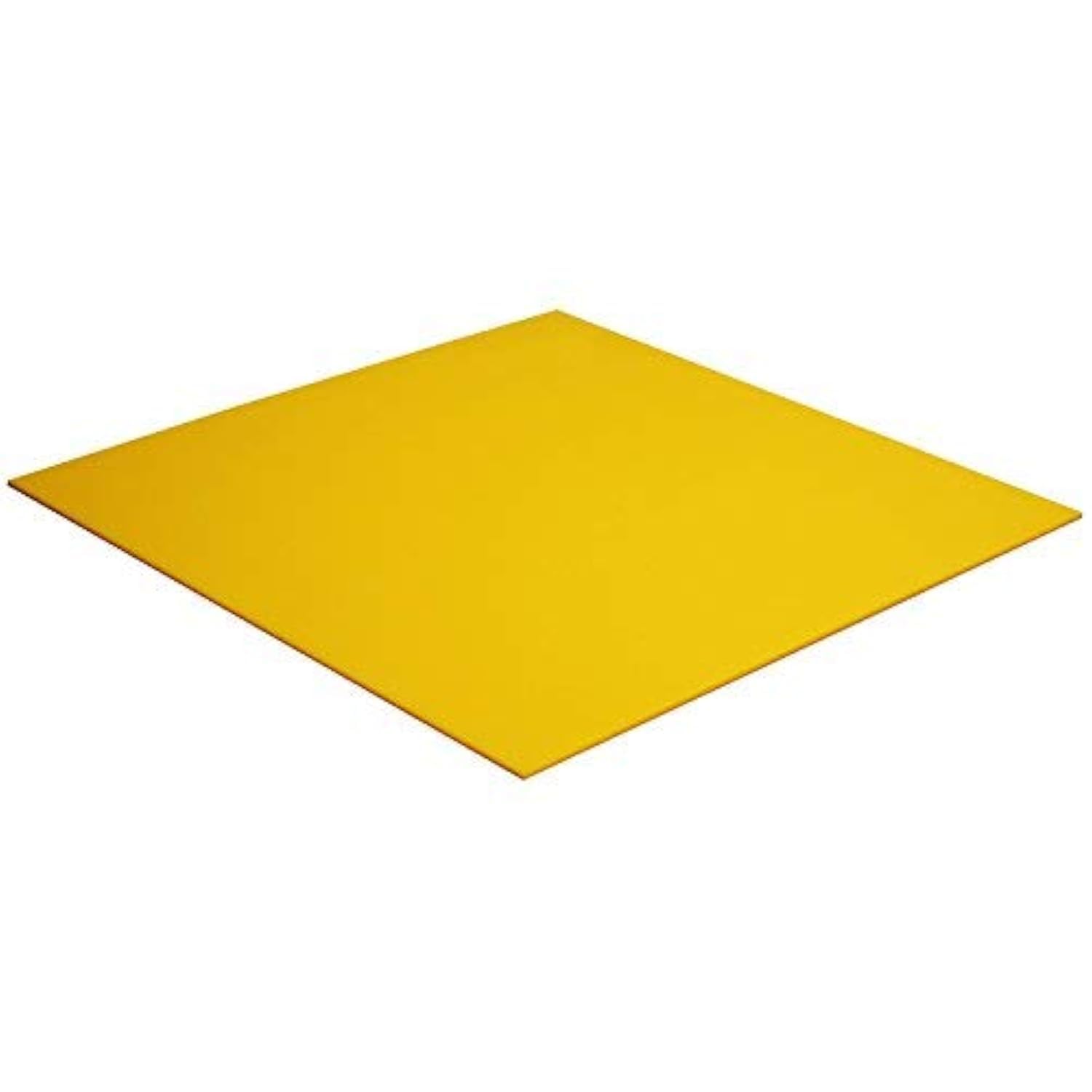 Acrylic Plexiglass Sheet 1/8â Thick Lucite Plastic Board for DIY and Art Projects, DĂŠcor and Home Improvement Weather and UV Resistant Glass Replacement 12" x 12" Pre-Cut Plexiglass Sheets(Yellow)