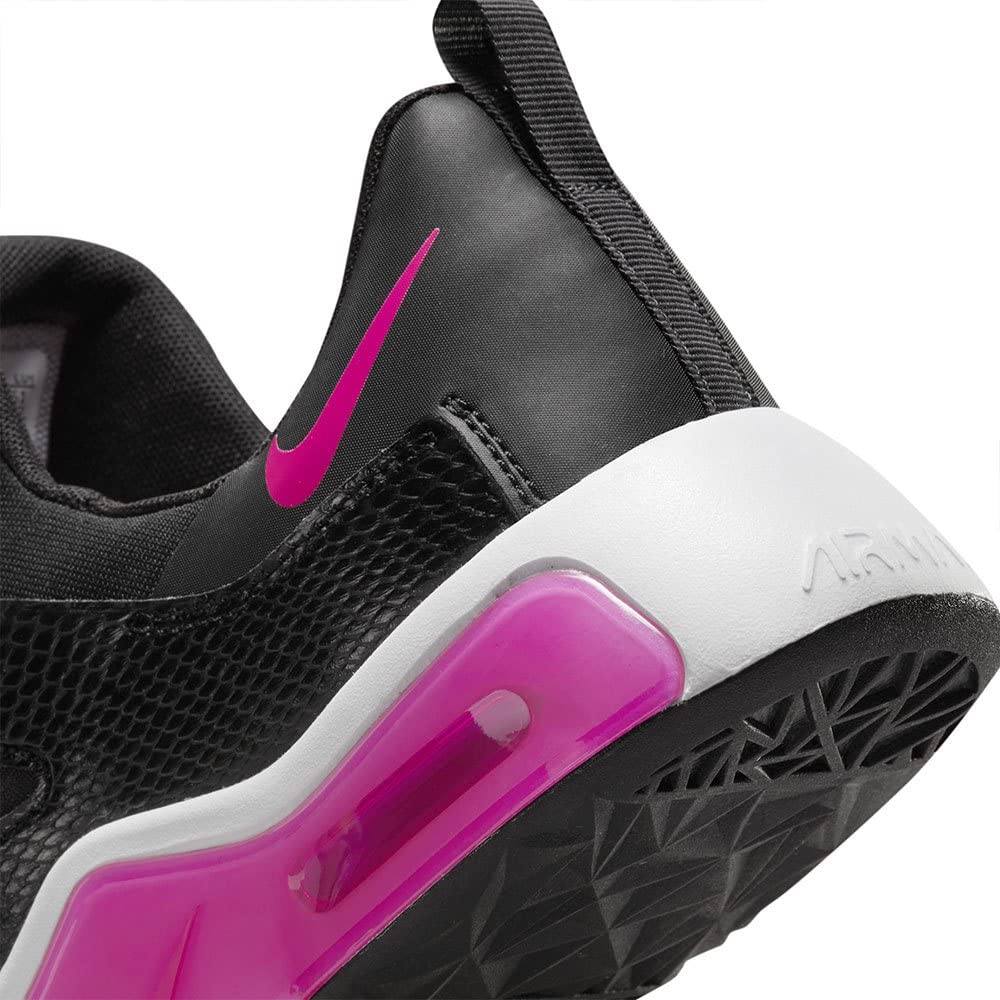 Nike Women's Air Max Bella, Black Rush Pink White, 5 US