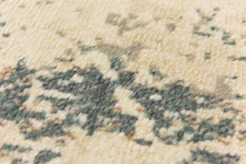 Unique Loom Tuareg Collection Vintage Distressed Traditional Area Rug, 8 x 10 ft, Beige/Green