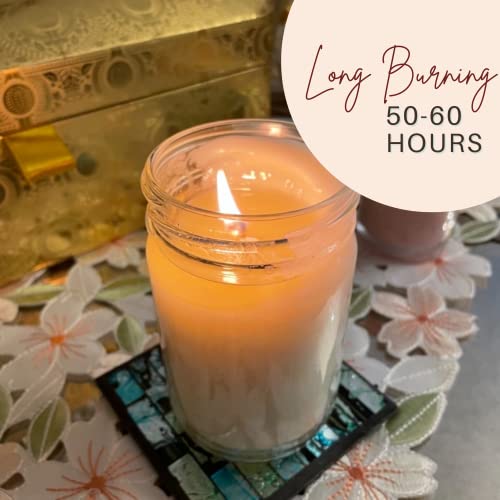 Nika's Home Pumpkin Pie Spice Soy Candle 12oz Mason Jar Non-Toxic White Soy Handmade, Long Burning 50-60 Hours Highly Scented All Natural, Clean Burning Candle Gift Décor