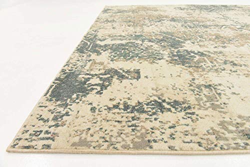Unique Loom Tuareg Collection Vintage Distressed Traditional Area Rug, 8 x 10 ft, Beige/Green