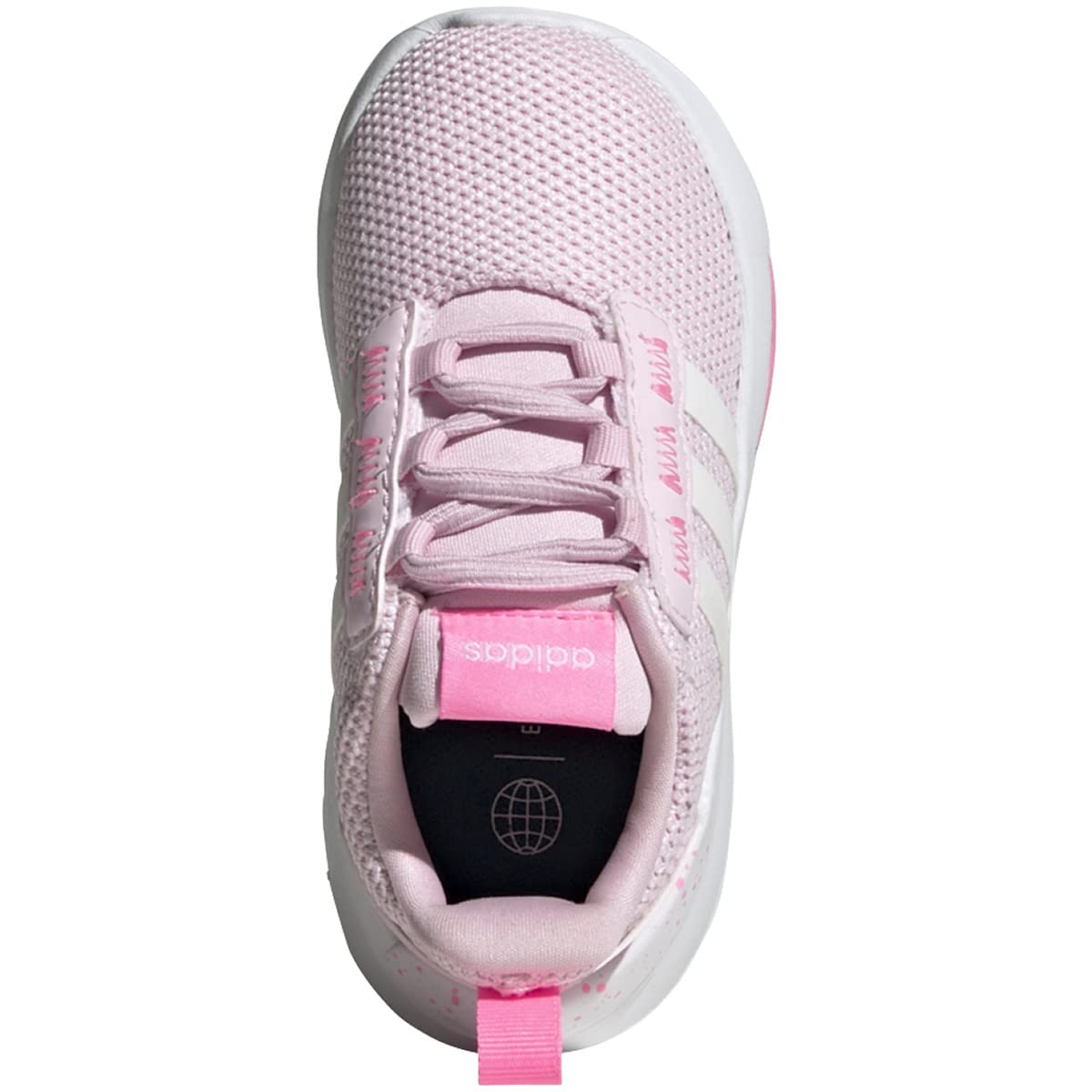 adidas Kids Racer TR21 Running Shoe, Clear Pink/Zero Metallic/Beam Pink, 7 US Unisex Toddler
