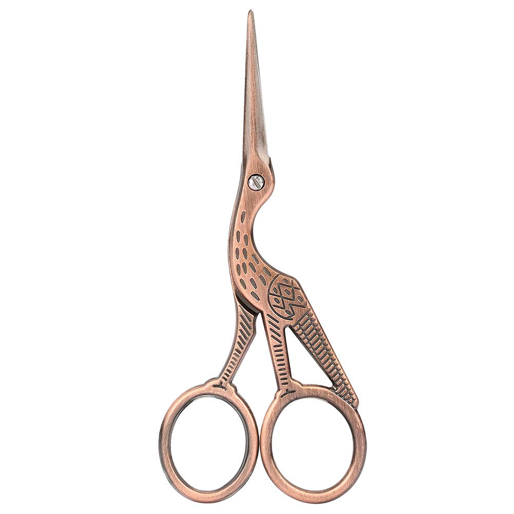 Vintage Stainless Steel Scissors Eyebrows Hair Trim Beauty Makeup Tool Tip Scissors Stainless Steel DIY Tools