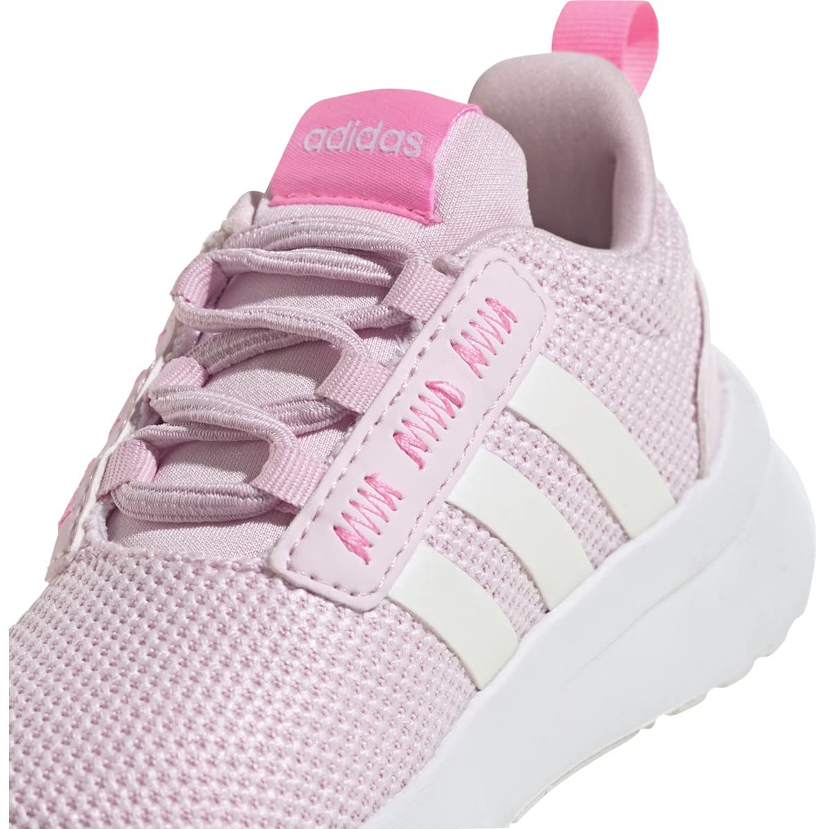 adidas Kids Racer TR21 Running Shoe, Clear Pink/Zero Metallic/Beam Pink, 7 US Unisex Toddler