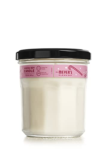 Mrs. Meyer's Soy Aromatherapy Candle, 35 Hour Burn Time, Made with Soy Wax and Essential Oils, Peppermint, 7.2 oz