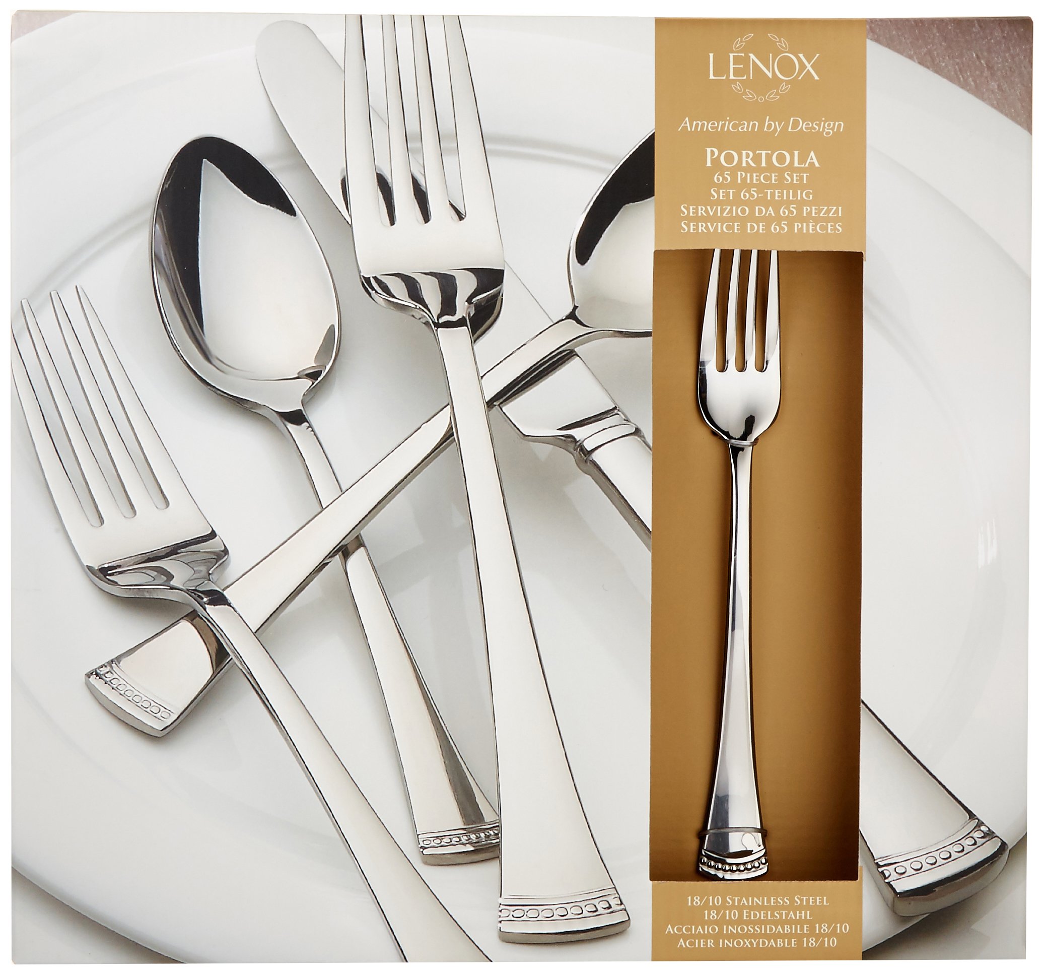 Lenox 815486 Portola 65-Piece Flatware Set