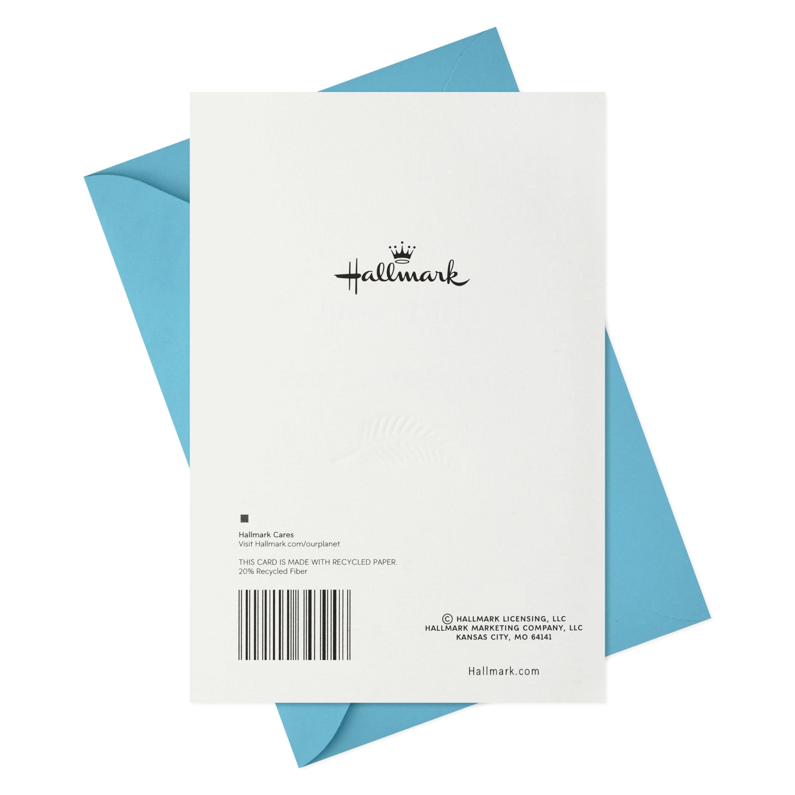 Hallmark Congratulations Card or Graduation Card (Fern Pattern)