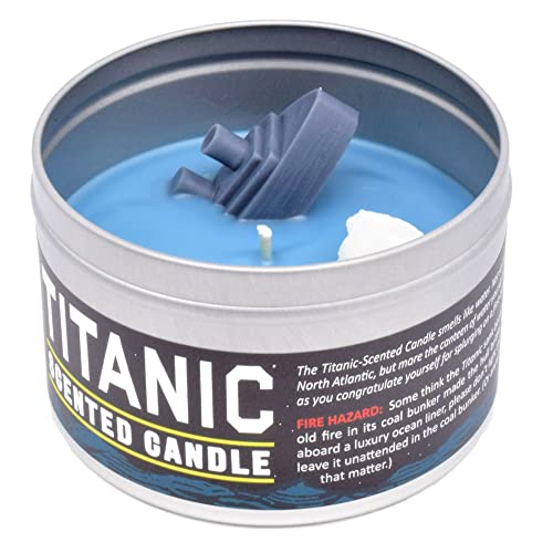 JD and Kate Industries Titanic Scented Candle | Hand-Poured in 16 oz tin | Ocean Scent
