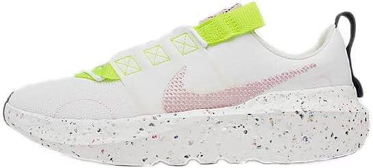 Nike Womens Crater Impact Running Shoe (White/Pink Glaze/Volt, us_Footwear_Size_System, Adult, Women, Numeric, Medium, Numeric_7)