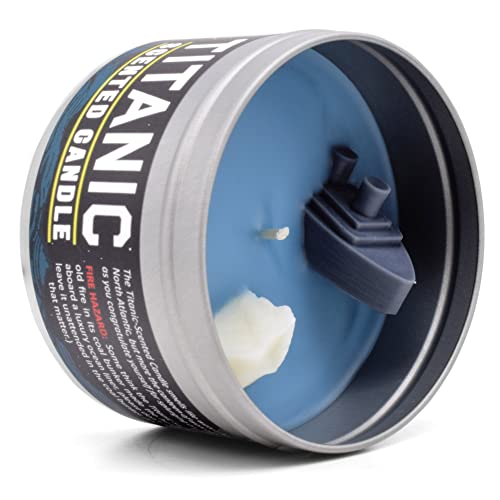 JD and Kate Industries Titanic Scented Candle | Hand-Poured in 16 oz tin | Ocean Scent