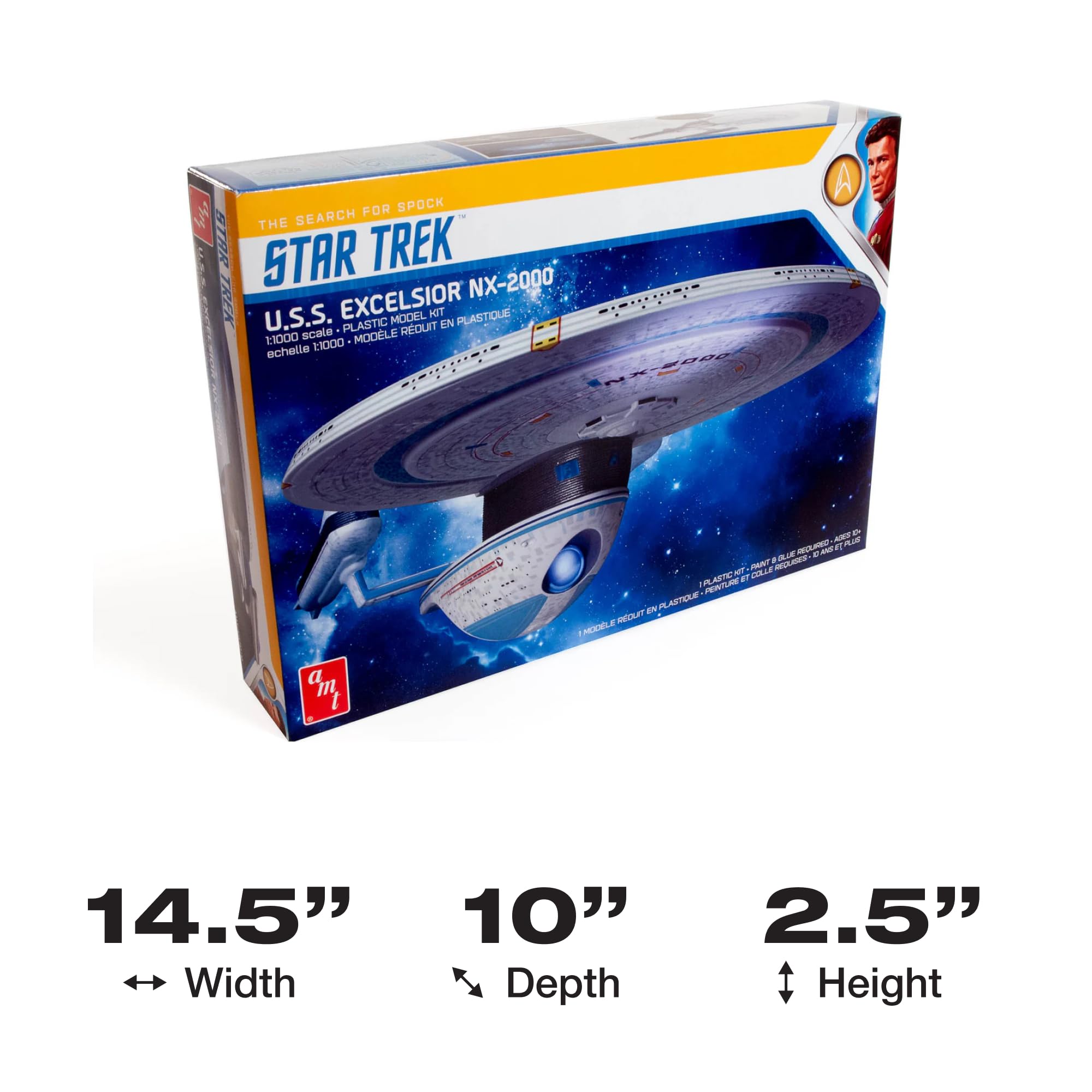 AMT Star Trek U.S.S. Excelsior 1:1000 Scale Model Kit