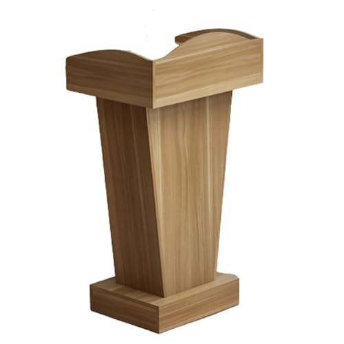 EESHHA Lectern Lecterns Minimalist Podium Stand with Drawers and Open Storage Lecterns Wood Conference Table Portable Teacher Podiums