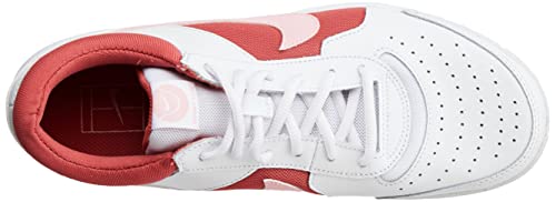 NIKE W Zoom Court Lite 3, Women's Sneaker, White Med Soft Pink Adhoba, 13 AU