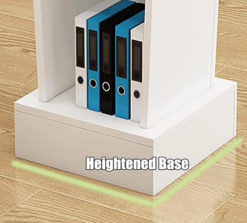 EESHHA Lectern Portable Lecterns Spacious Drawer Podium Stand High Density Board Teacher Podiums with Open Storage Simple Standing Lectern