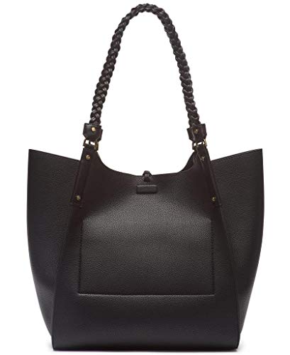 Calvin Klein Shelly Rocky Road Novelty Large Tote, Black/Gold