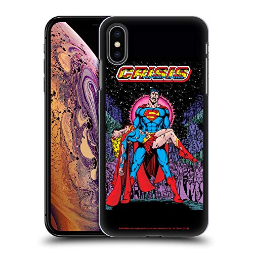 Head Case Designs Officially Licensed Superman DC Comics Supergirl Crisis on Infinite Earths Famous Comic Book Covers Hard Back Case Compatible with Apple iPhone Xs Max