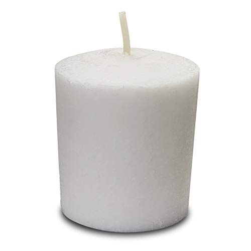 Hyoola Votive Candles - 24 Hour Burn Time - Unscented Candles Votives Bulk - Pack of 50 White Candles - European Made