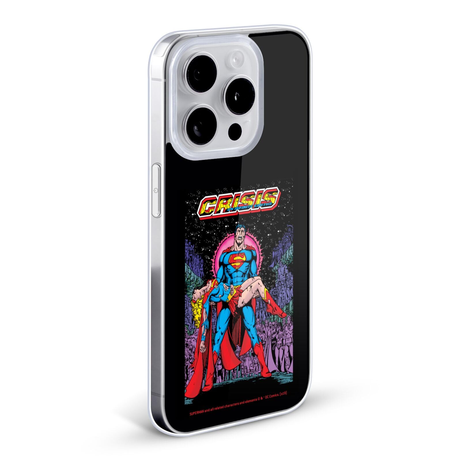 Head Case Designs Officially Licensed Superman DC Comics Supergirl Crisis on Infinite Earths Famous Comic Book Covers Soft Gel Case Compatible with Apple iPhone XR