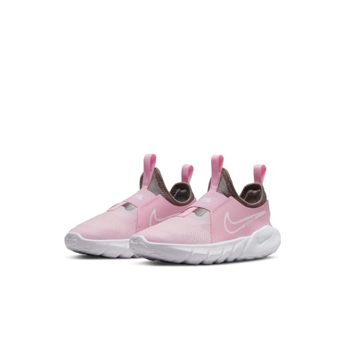 Nike Girl's Flex Runner 2 (Little Kid) Pink Foam/White/Flat Pewter/Photo Blue 11 Little Kid M