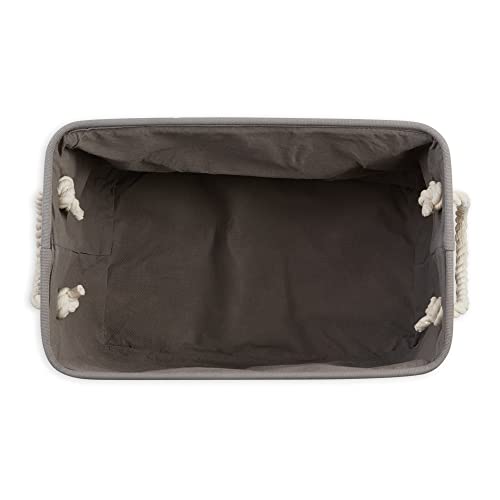 Bone Dry Pet Storage Collection Collapsible Bin, Medium Rectangle, Gray