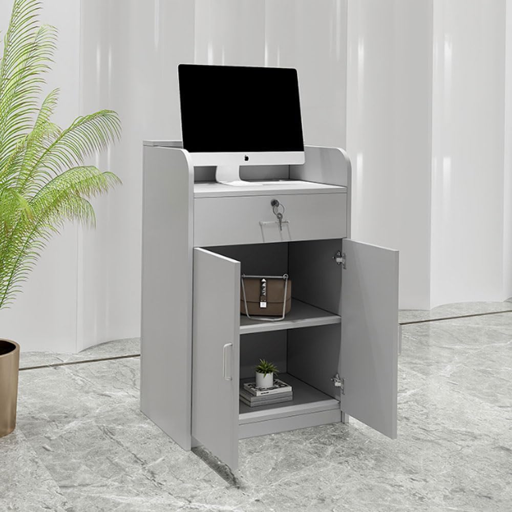 Lectern Lightweight Lecterns Wooden Laptop Desk Podium Stand Small Conference Teacher Podiums Simple Floor Standing Standing Lectern, White