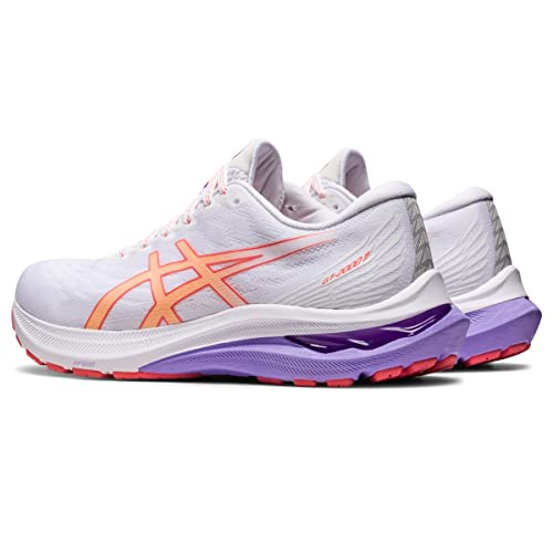 ASICS GT-2000 11 Shoes for Women - Jacquard Mesh Upper, Lace Up Closure, Classy, and Comfy Wear White/Summer Dune 9 B - Medium