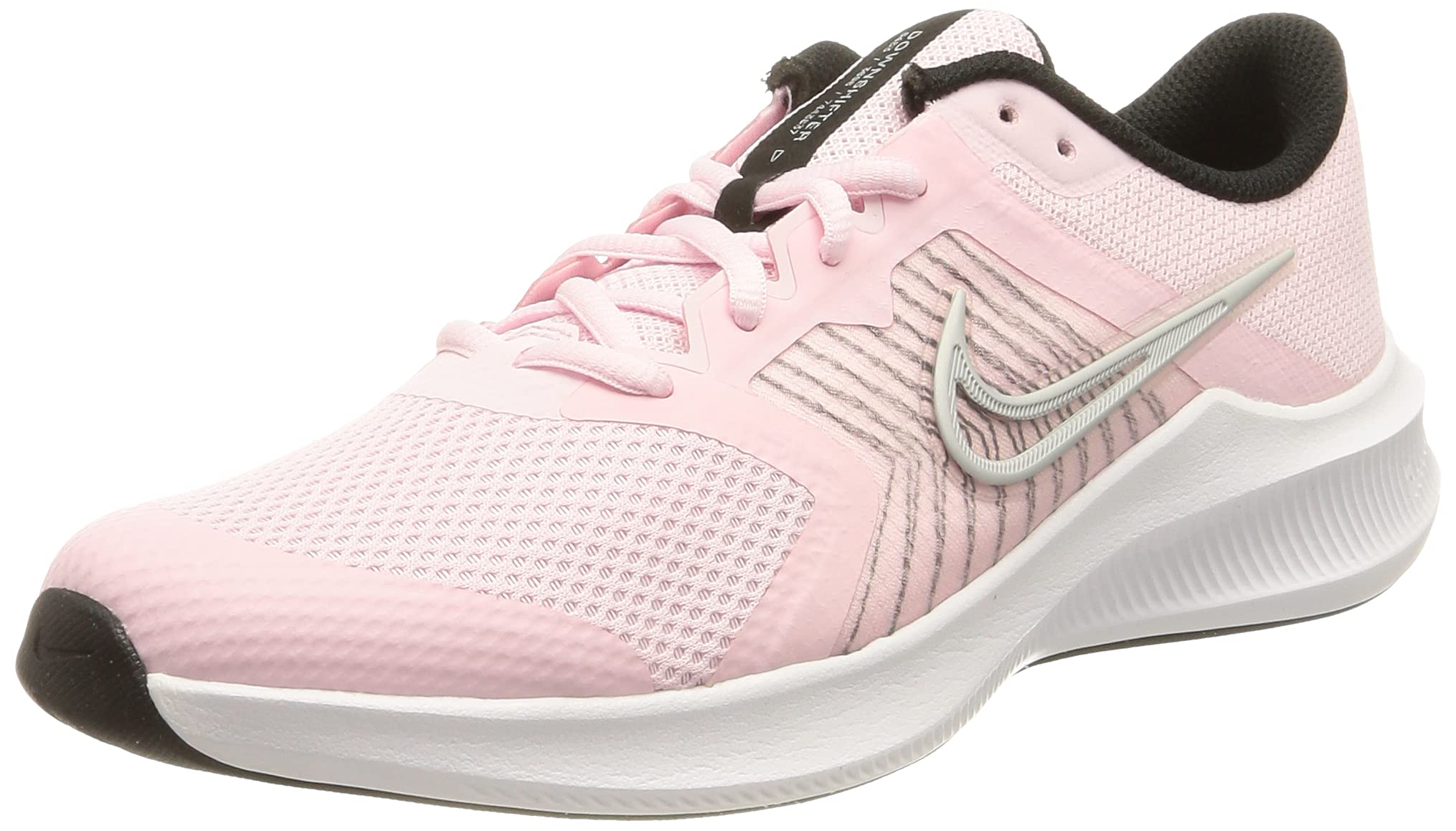 Nike Training Gymnastics Shoe, Pink Foam MTLC Silver Black White, 6 US Unisex Big Kid