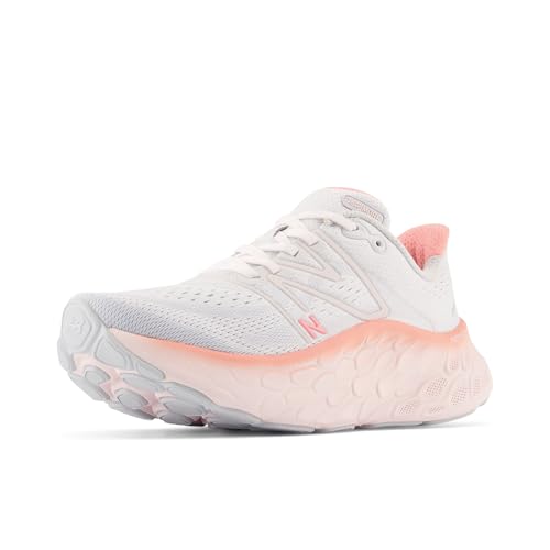 New Balance Women's WMORV4 Running Shoe, Quartz Grey/Washed Pink/Grapefruit, 8.5