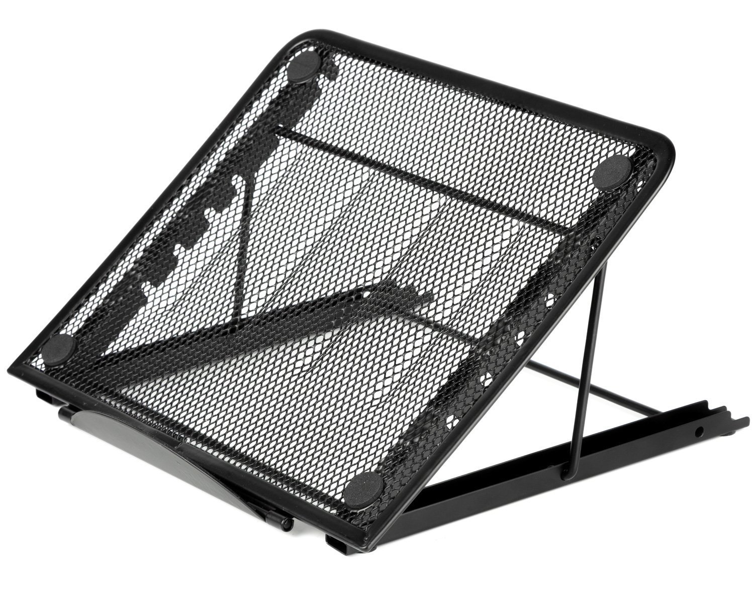 Youdepot Computer Stand,Laptop Stand for Desk Mesh Ventilated Adjustable Laptop Stand for Laptop / iPad / Tablet and More (Black)