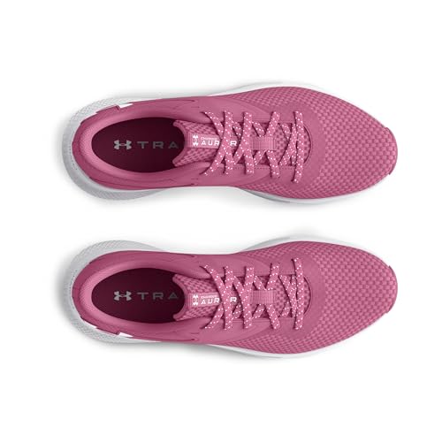 Under Armour Women's Charged Aurora 2, (603) Pace Pink/Pace Pink/White, 8