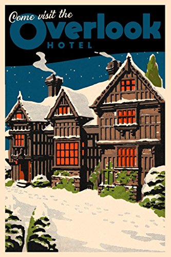 Come Visit The Overlook Hotel Famous Scary Horror Movie Vintage Travel Cool Wall Decor Art Print Poster 24x36