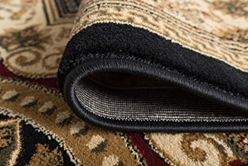 Jayden Traditional Oriental Black Scatter Mat Rug, 2' x 3'