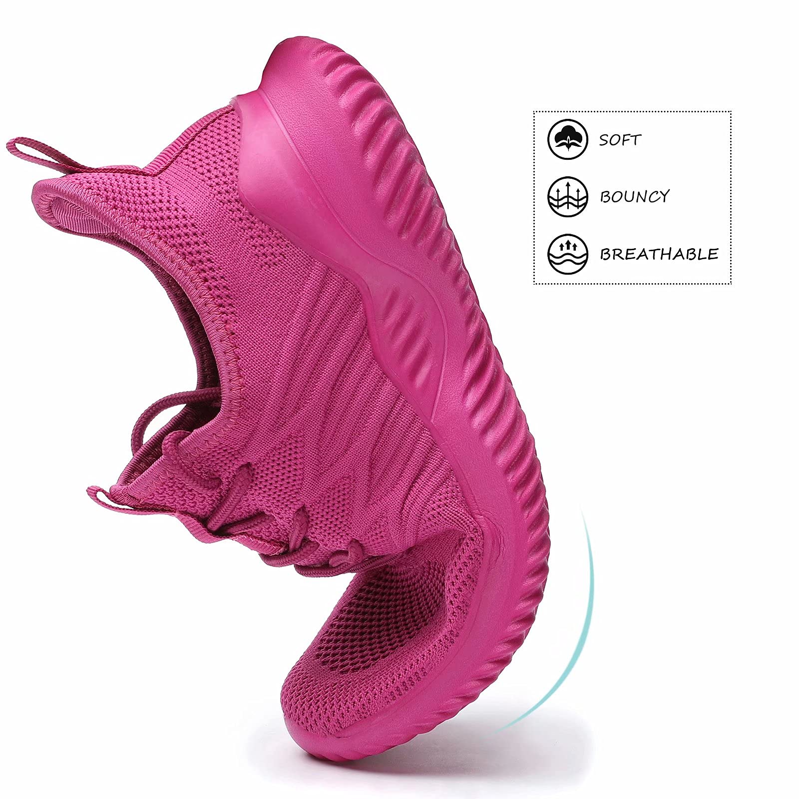 Women's Running Shoes Tennis Walking Sneakers Work Casual Comfor Lightweight Non-Slip Breathable Gym Trainers