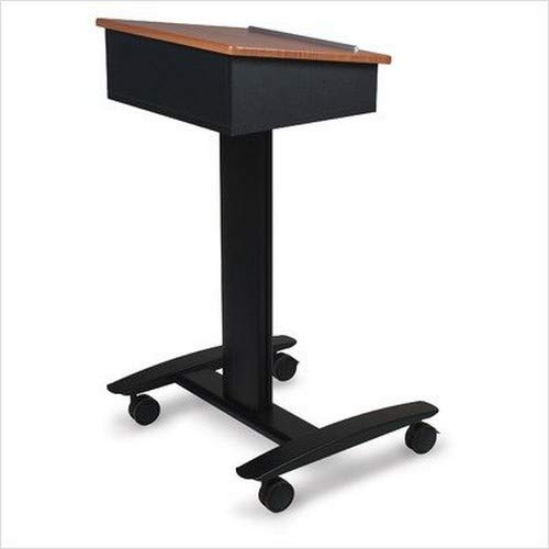 Balt MooreCo Lumina Mobile Lectern 27574 Podium, cherry/black