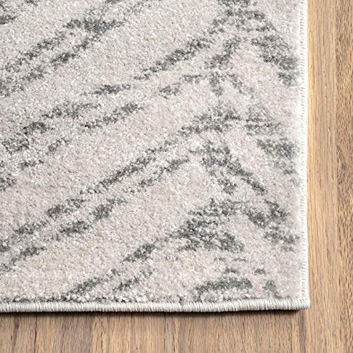 nuLOOM Rosanne Geometric Area Rug, 5' x 7' 5", Grey