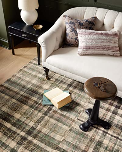 Loloi Chris Loves Julia x Humphrey Collection HUM-03 Forest/Multi, Contemporary 5'-0" x 7'-0" Area Rug feat. CloudPile™