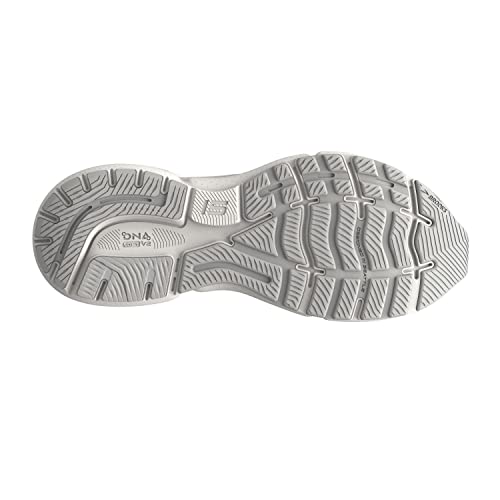 Brooks Women's Ghost 15 Neutral Running Shoe - Oyster/Alloy/White - 8 Medium