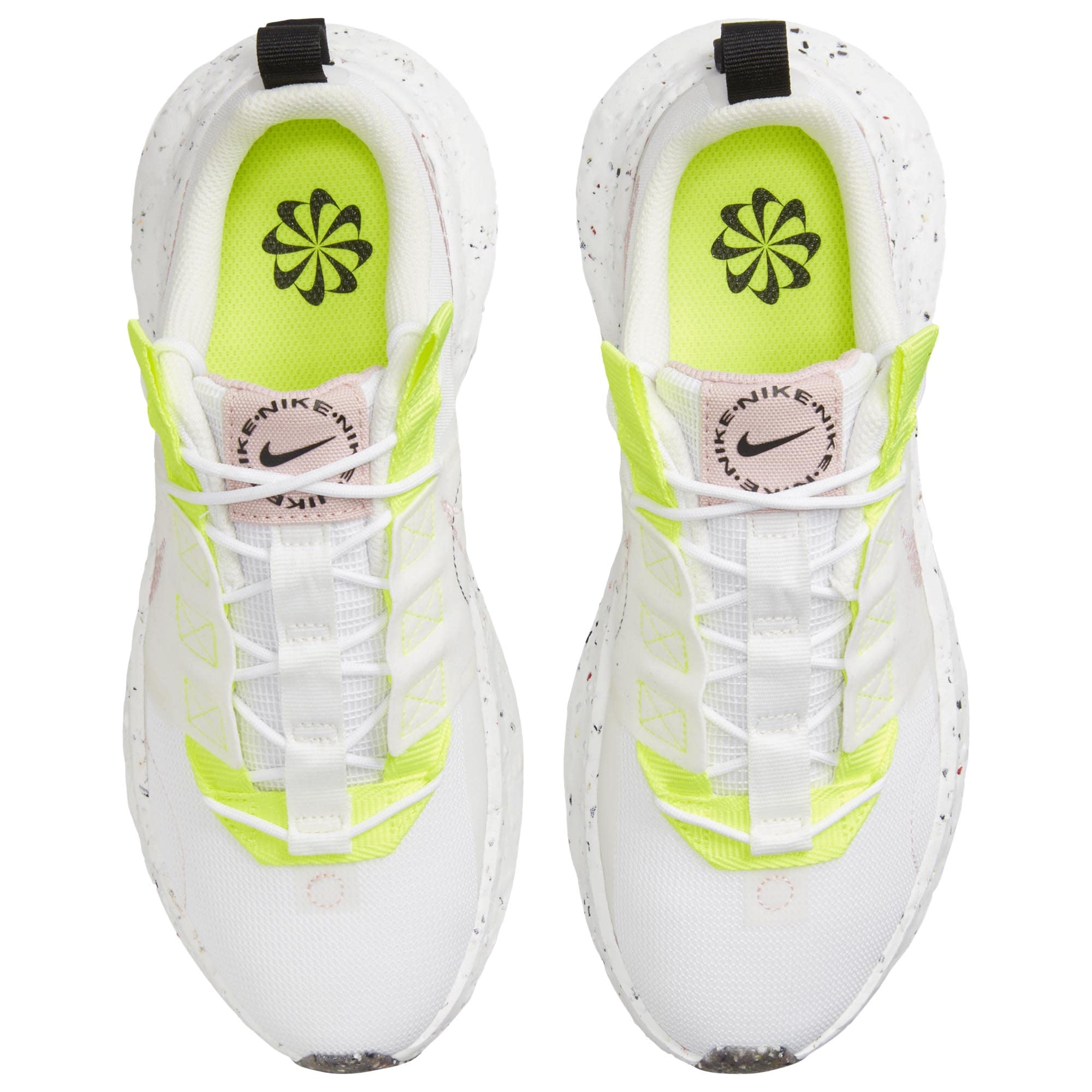 NIKE Women's Running Shoe, White Pink, 7