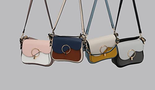 MKF Crossbody Bags for Women β PU Leather Pocketbook Handbag β Medium Side Messenger Purse, Shoulder Strap