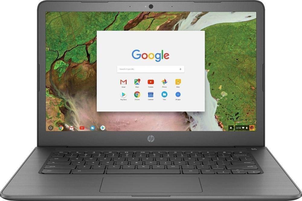 2019 HP 14" HD Touchscreen Chromebook Laptop PC, Intel Celeron N3350 Processor, 4GB DDR4 RAM, 32GB eMMC, 802.11ac, Bluetooth, USB-C 3.1, No DVD, Chrome OS ( Grey)