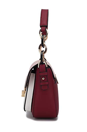 MKF Crossbody Bags for Women β PU Leather Pocketbook Handbag β Medium Side Messenger Purse, Shoulder Strap