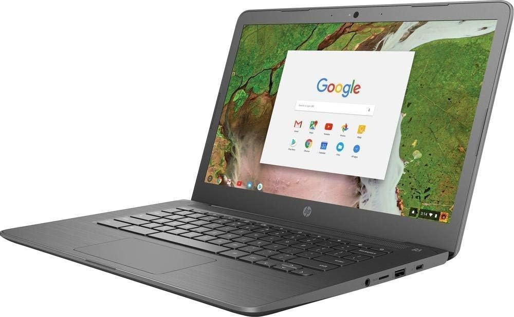 2019 HP 14" HD Touchscreen Chromebook Laptop PC, Intel Celeron N3350 Processor, 4GB DDR4 RAM, 32GB eMMC, 802.11ac, Bluetooth, USB-C 3.1, No DVD, Chrome OS ( Grey)
